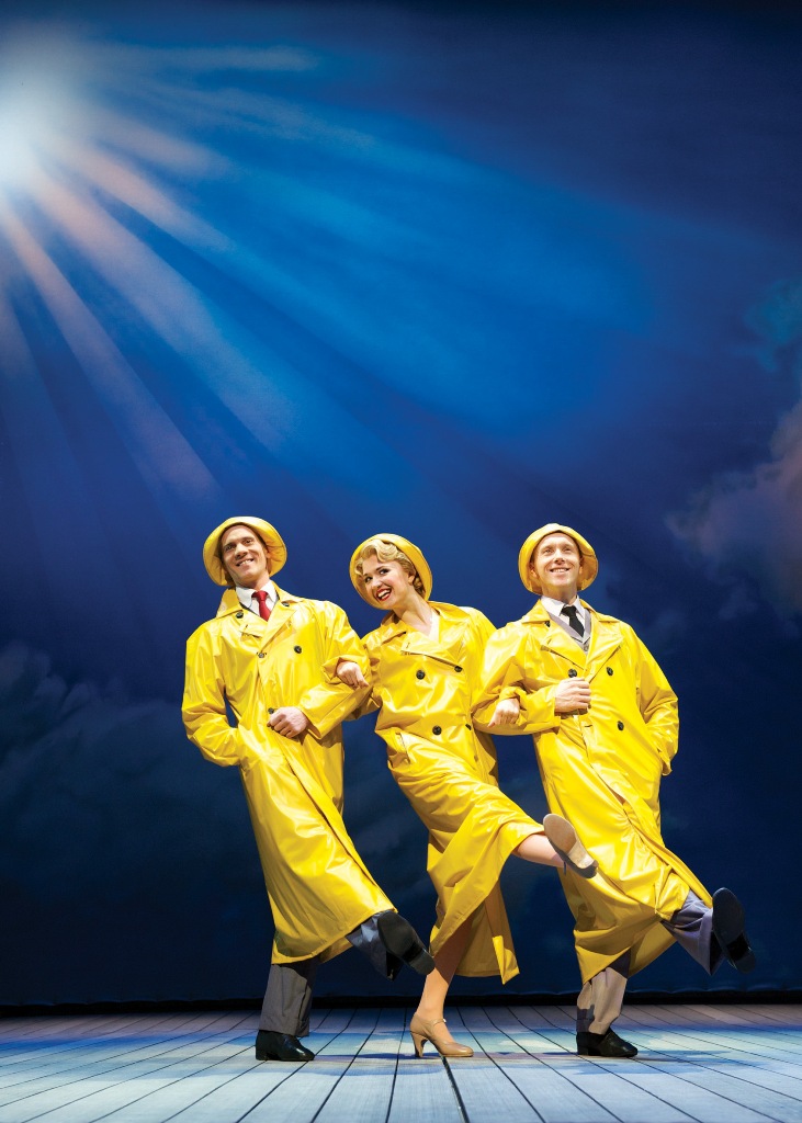 Adam Cooper (Don Lockwood), Scarlett Strallen (Kathy Seldon) and Daniel ... Adam Cooper (Don Lockwood), Scarlett Strallen (Kathy Seldon) and Daniel ...